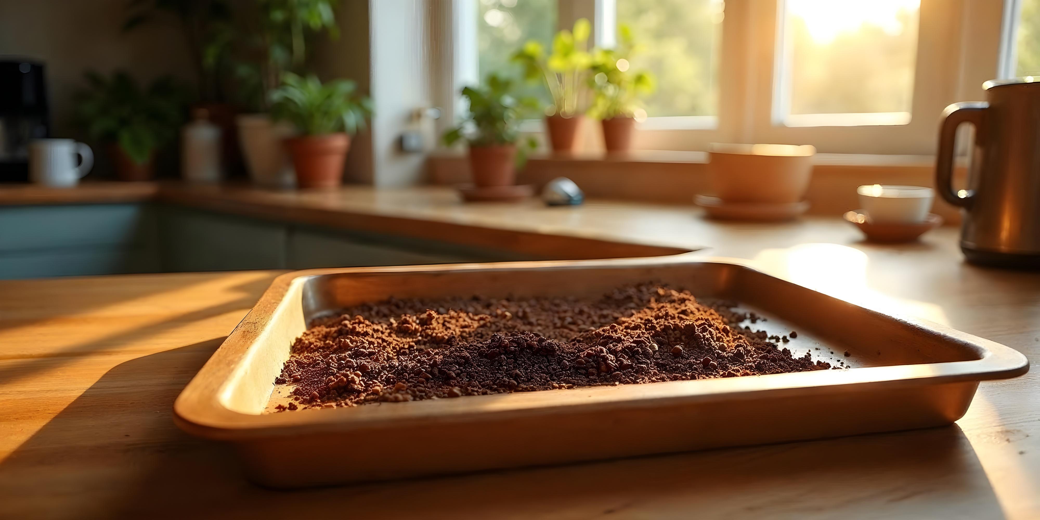 How to Dry Out Used Coffee Grounds - 3 Best Methods (2025) – Kimbo ...