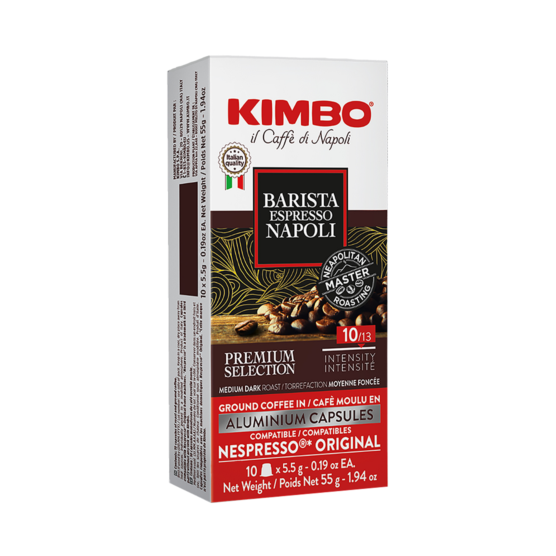 Kimbo Aluminum Capsules Collection - Nespresso Compatible Pods – Kimbo ...