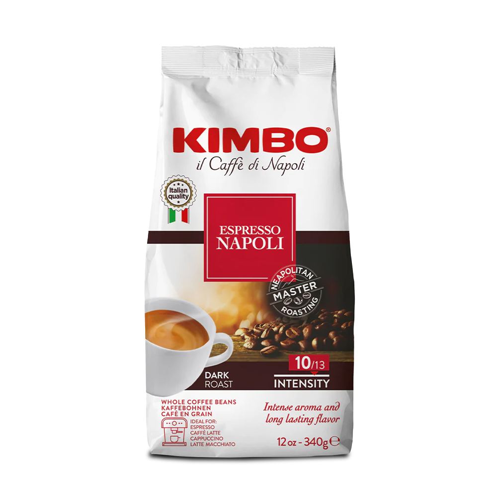 KIMBO ROASTED IN ITALY NAPOLI WHOLE BEAN 12oz BAG – Kimbo Coffee USA